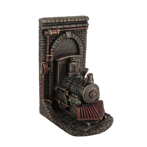 Veronese Design | Accents | Steampunk Steam Locomotive Bronze Finished ...